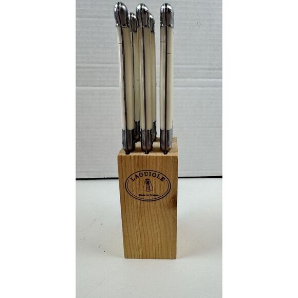 Laguiole | Kitchen | Genuine Laguiole Inox France Set Of 6 Steak Knives ...